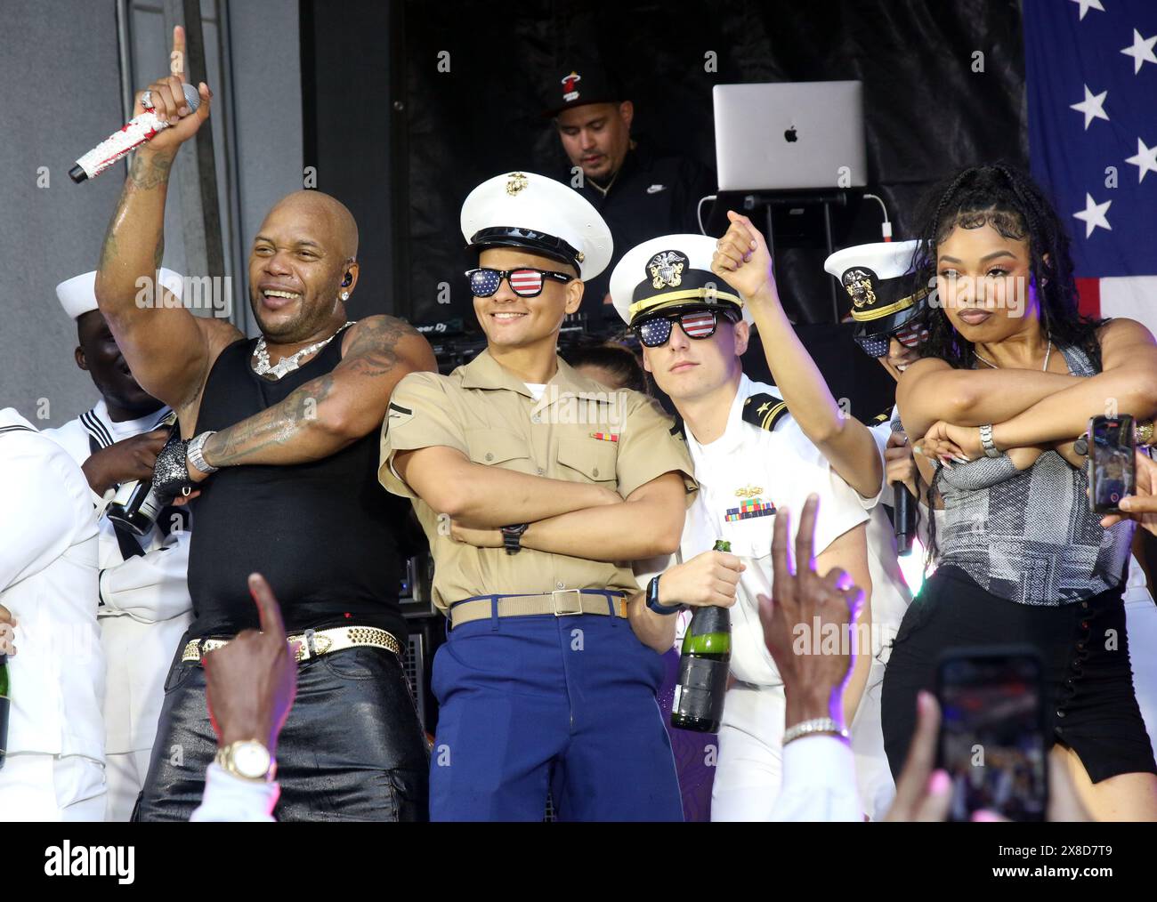 May 24, 2024 Flo Rida perform on Fox & Friends All-American Summer ...