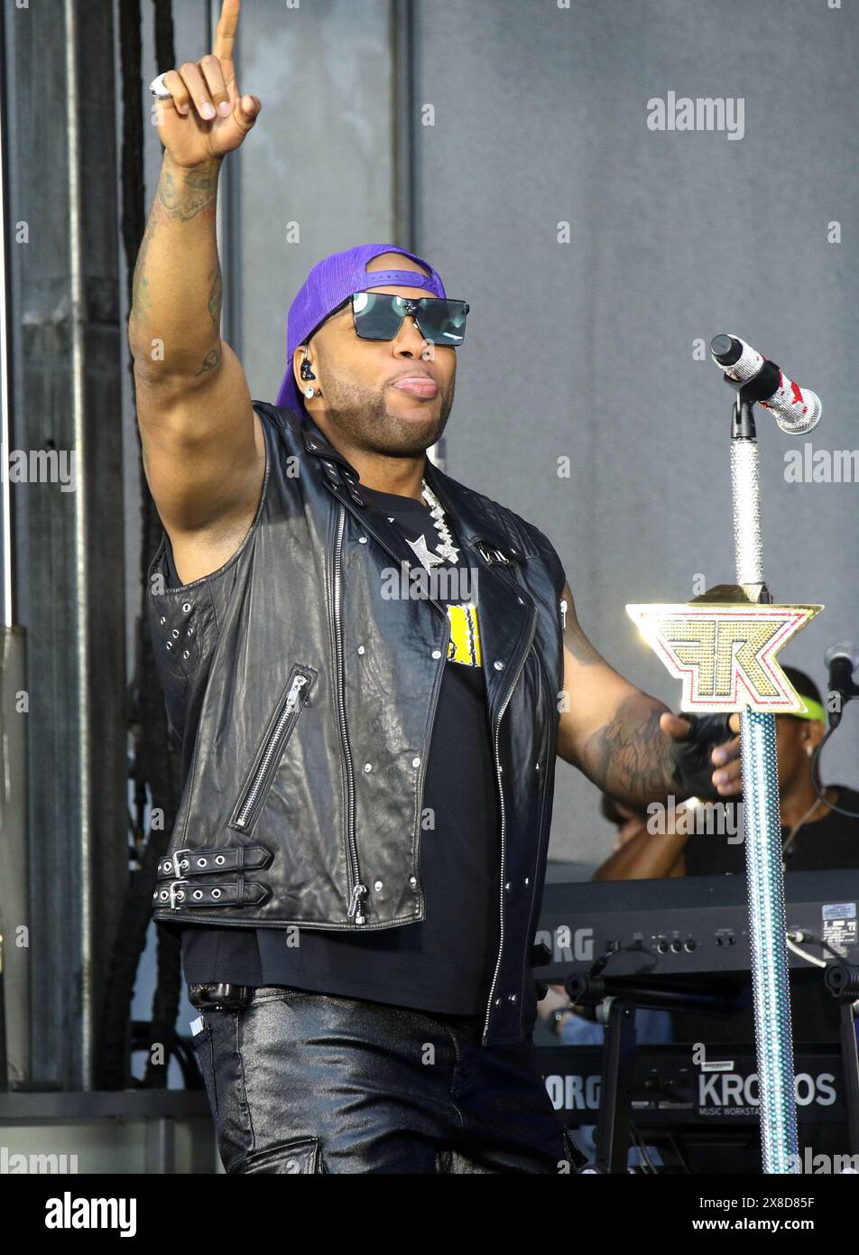 May 24, 2024 Flo Rida perform on Fox & Friends All-American Summer ...