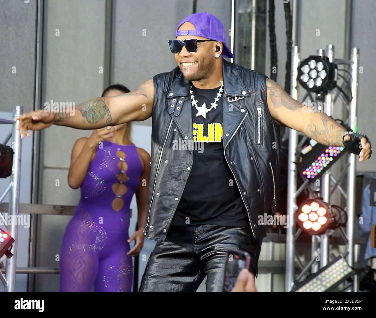 May 24, 2024 Flo Rida perform on Fox & Friends All-American Summer ...