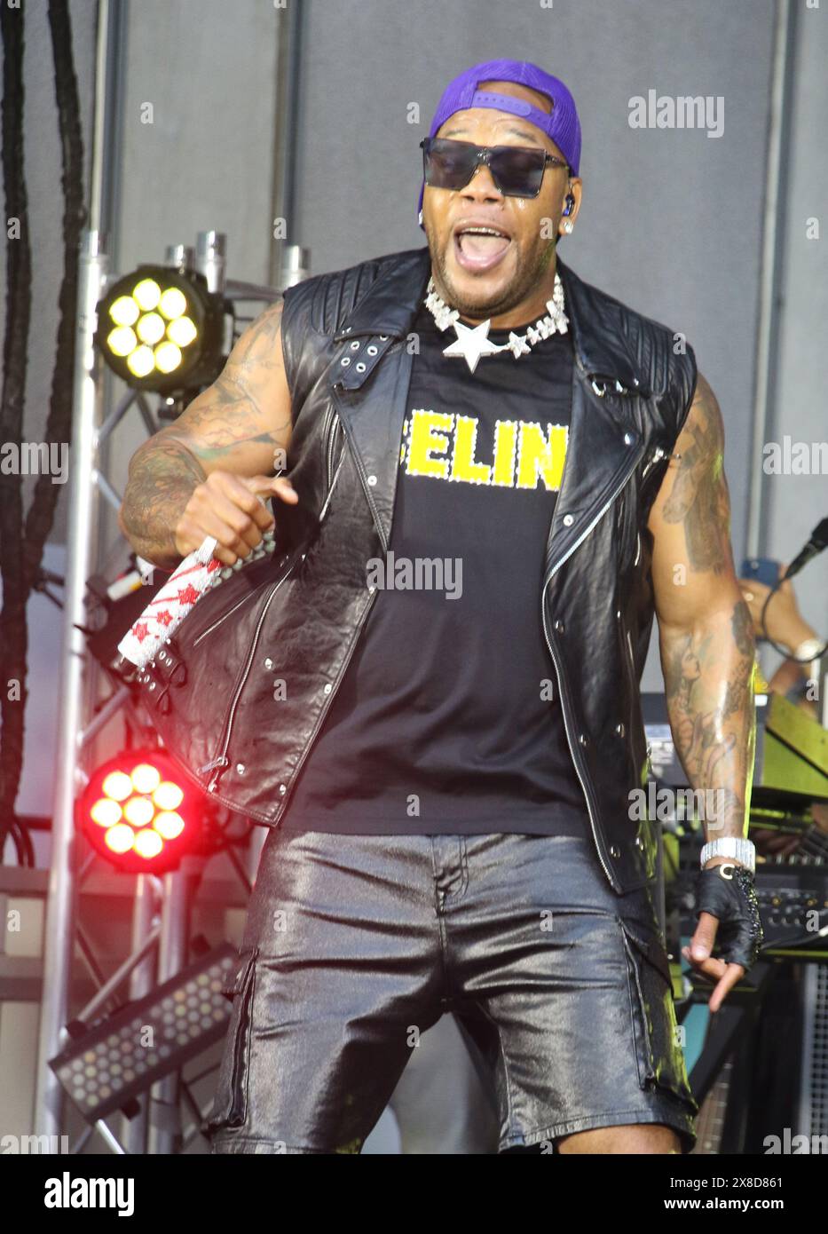 May 24, 2024 Flo Rida perform on Fox & Friends All-American Summer ...