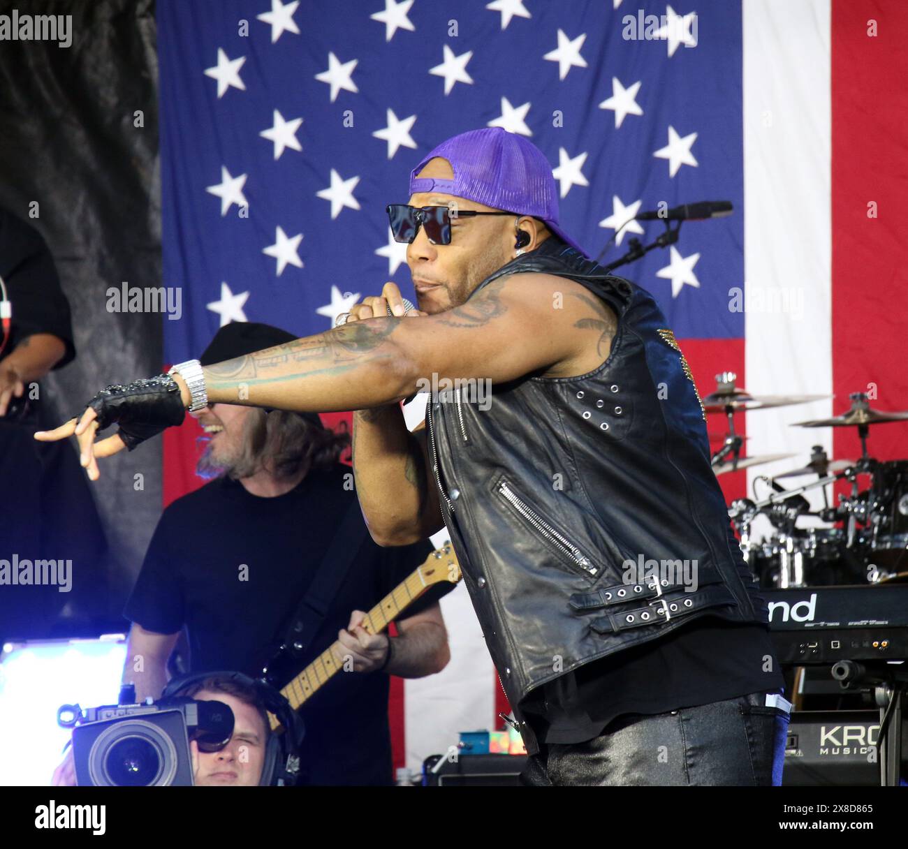 May 24, 2024 Flo Rida perform on Fox & Friends All-American Summer ...