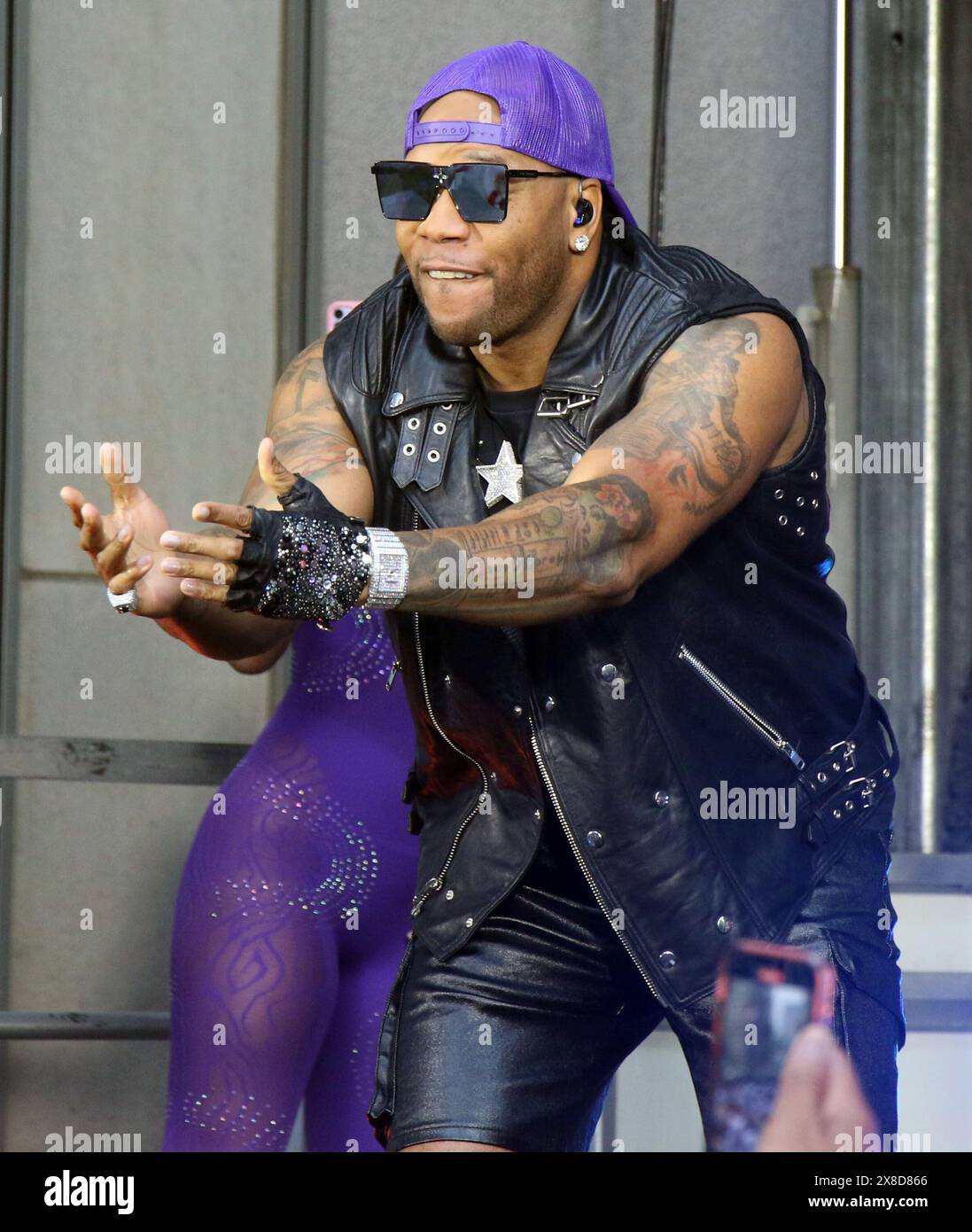 May 24, 2024 Flo Rida perform on Fox & Friends All-American Summer ...