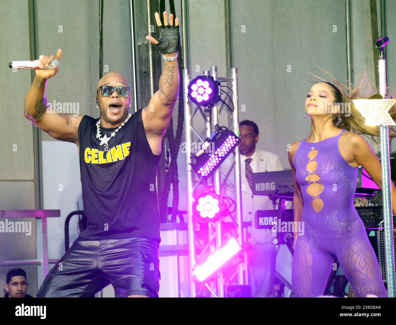 May 24, 2024 Flo Rida perform on Fox & Friends All-American Summer ...
