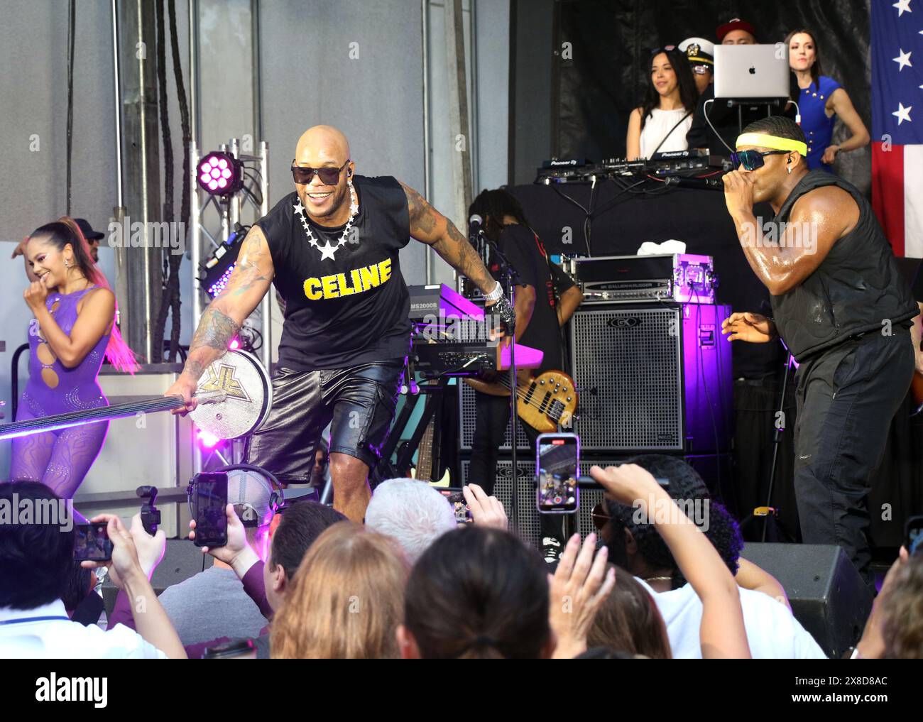 May 24, 2024 Flo Rida perform on Fox & Friends All-American Summer ...
