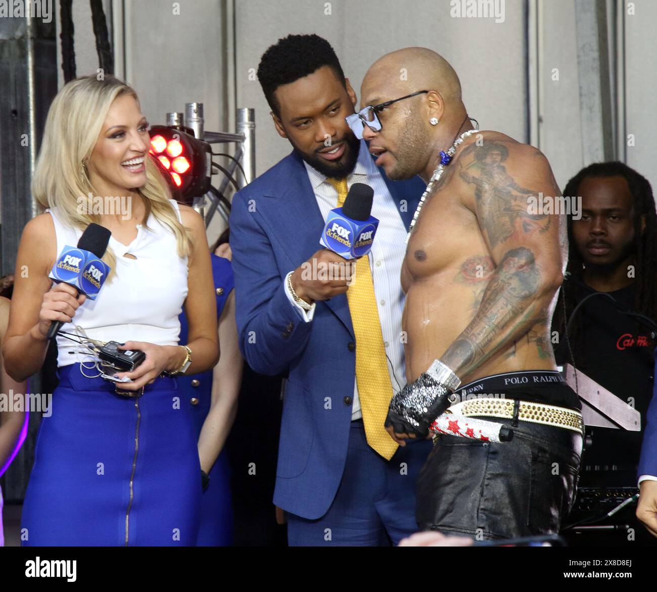 May 24, 2024 Flo Rida perform on Fox & Friends All-American Summer ...