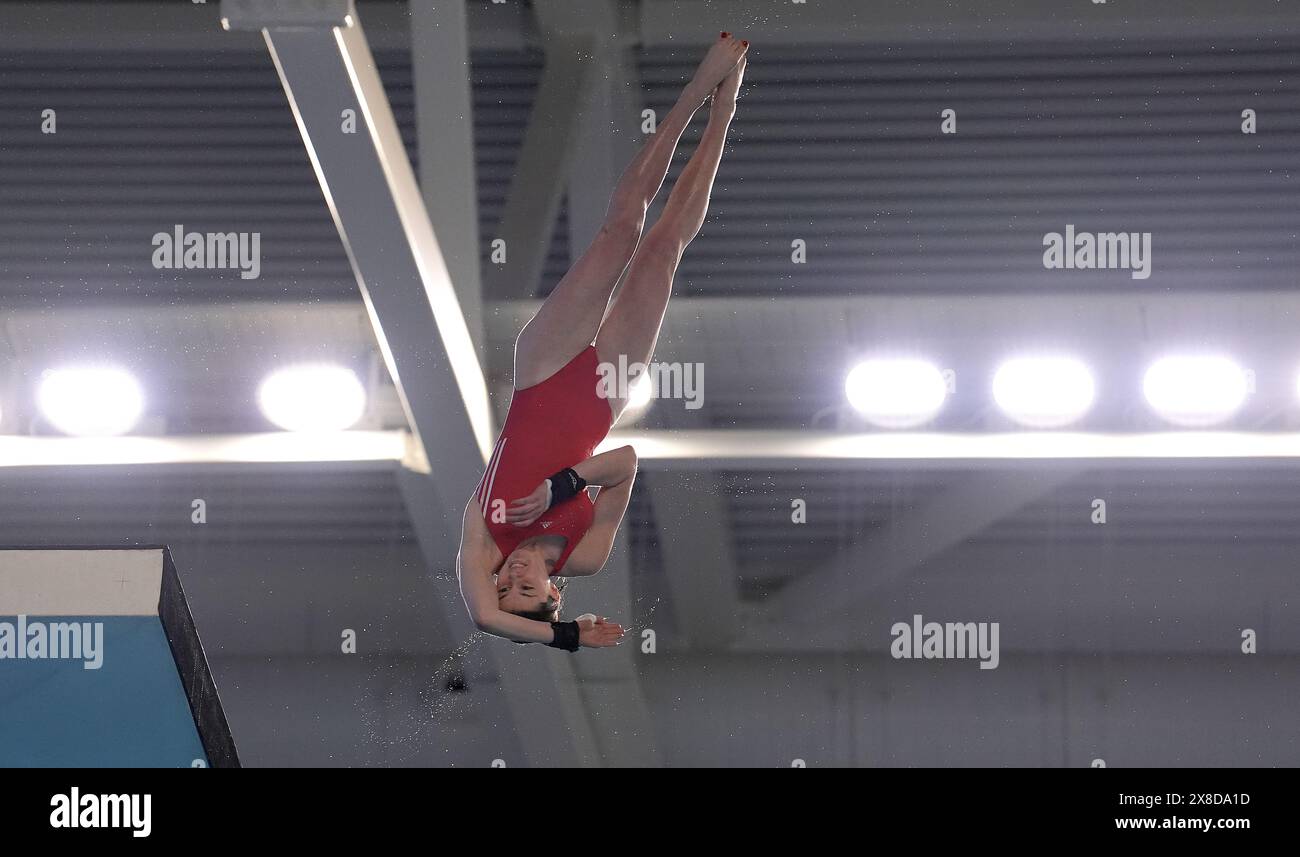 Andrea Spendolini-Sirieix on her way to winning the gold medal in the ...