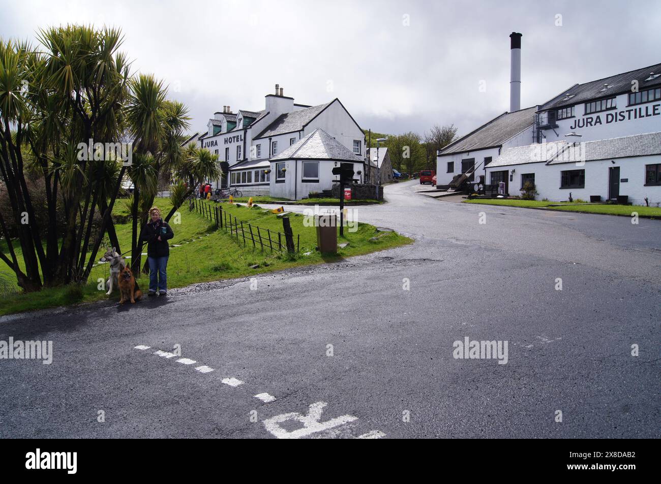 The Hotel and Whisky Distillery on the Hebridean Island of Jura ...