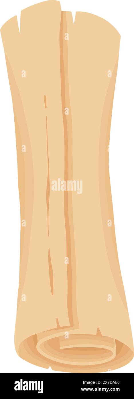 Cartoon ancient parchment scroll and old paper manuscript. Fantasy ...