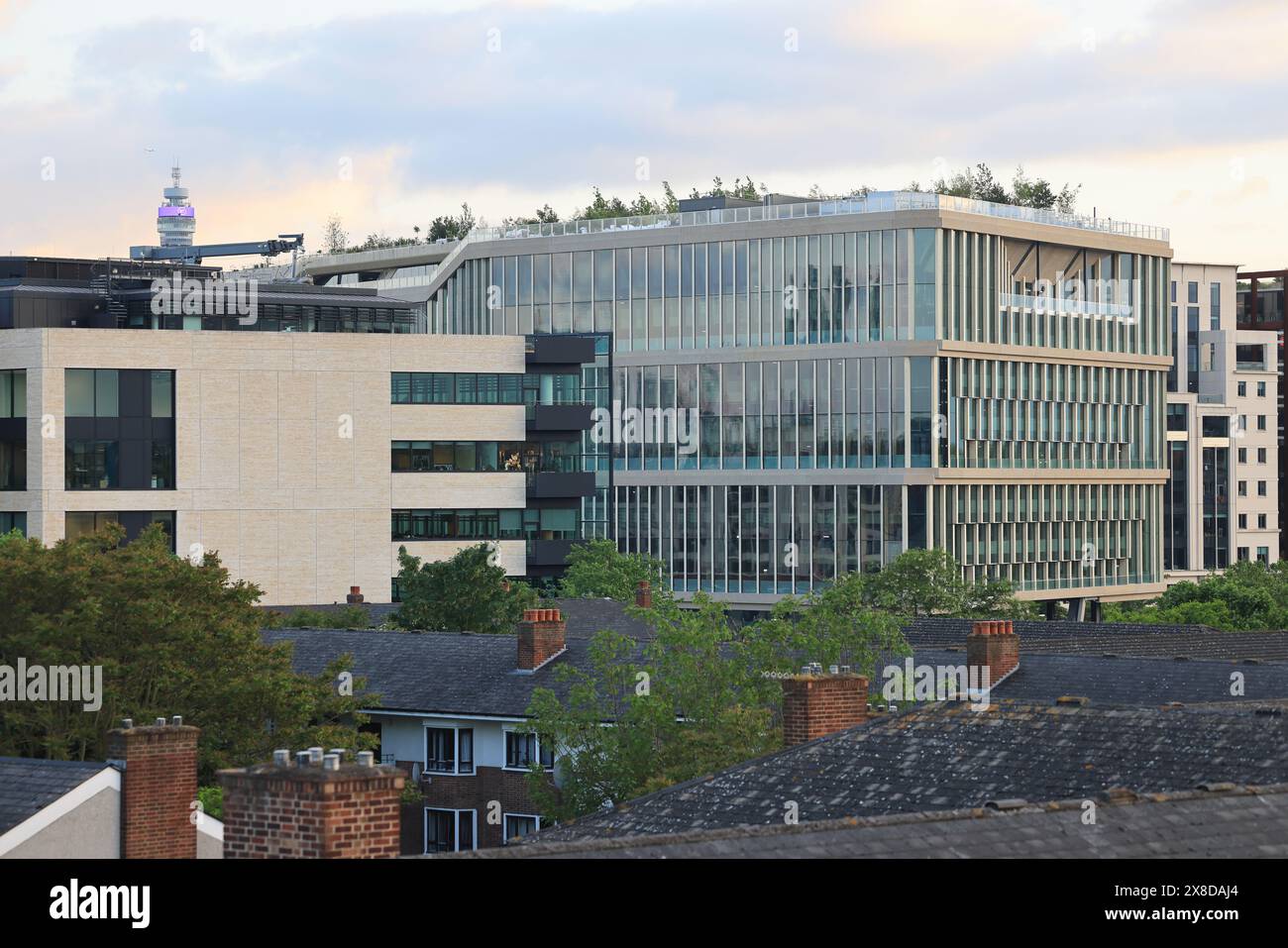 The new Google HQ landscaper nearly completed at Kings Cross, north ...