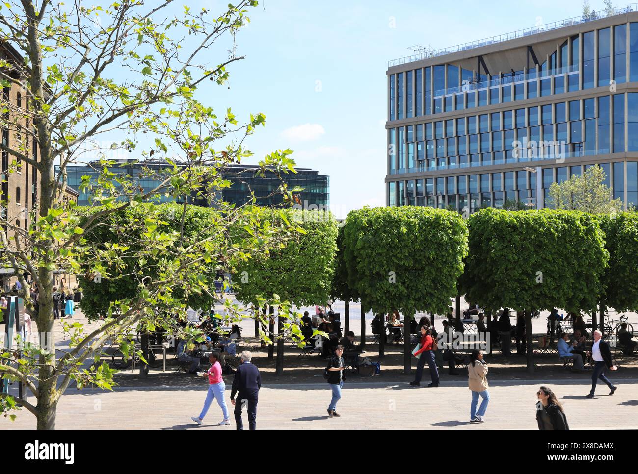 The new Google HQ landscaper nearly completed at Kings Cross, north ...