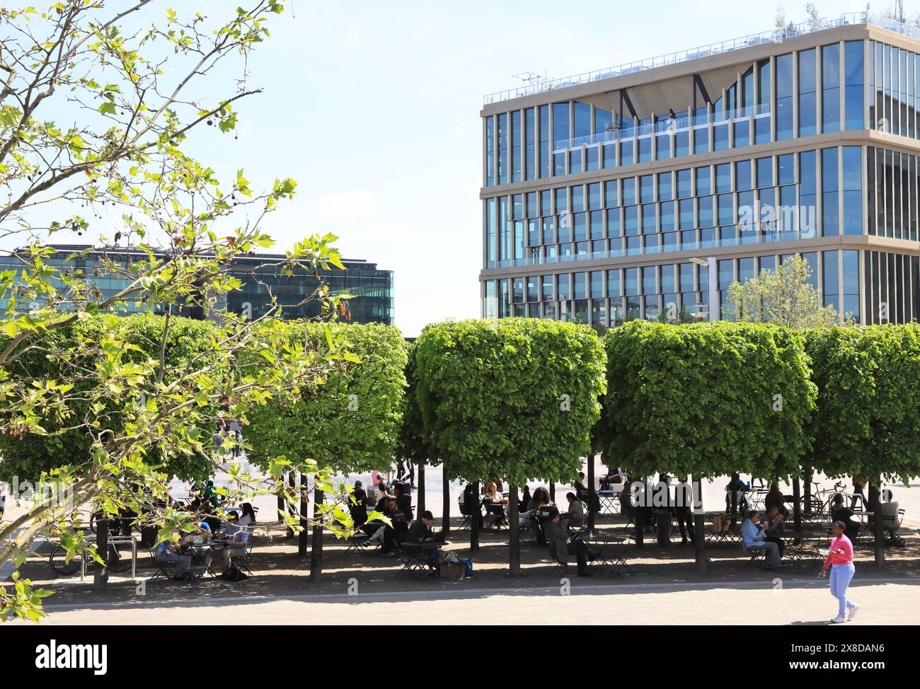 The new Google HQ landscaper nearly completed at Kings Cross, north ...