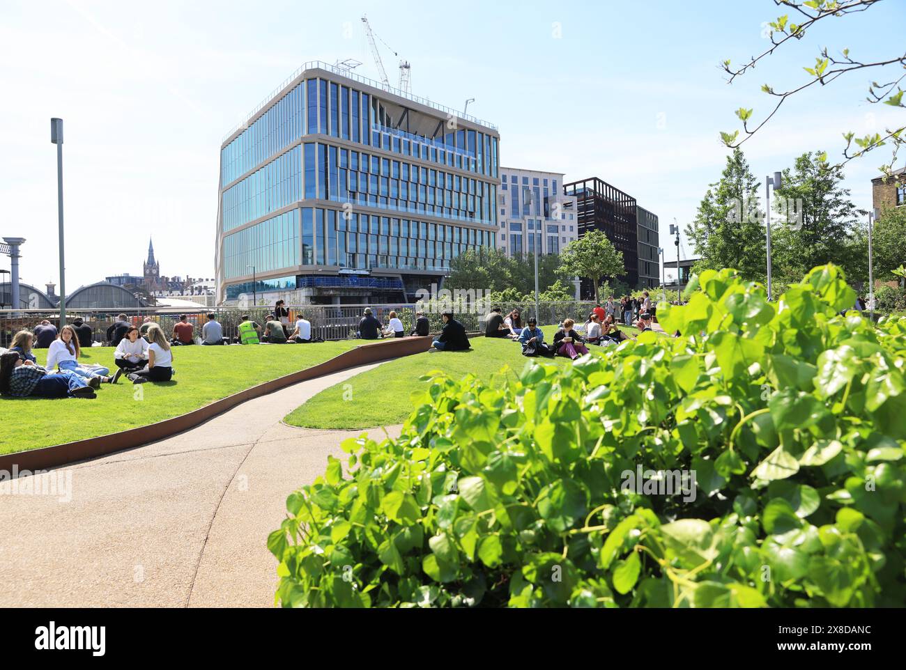 The new Google HQ landscaper nearly completed at Kings Cross, north ...