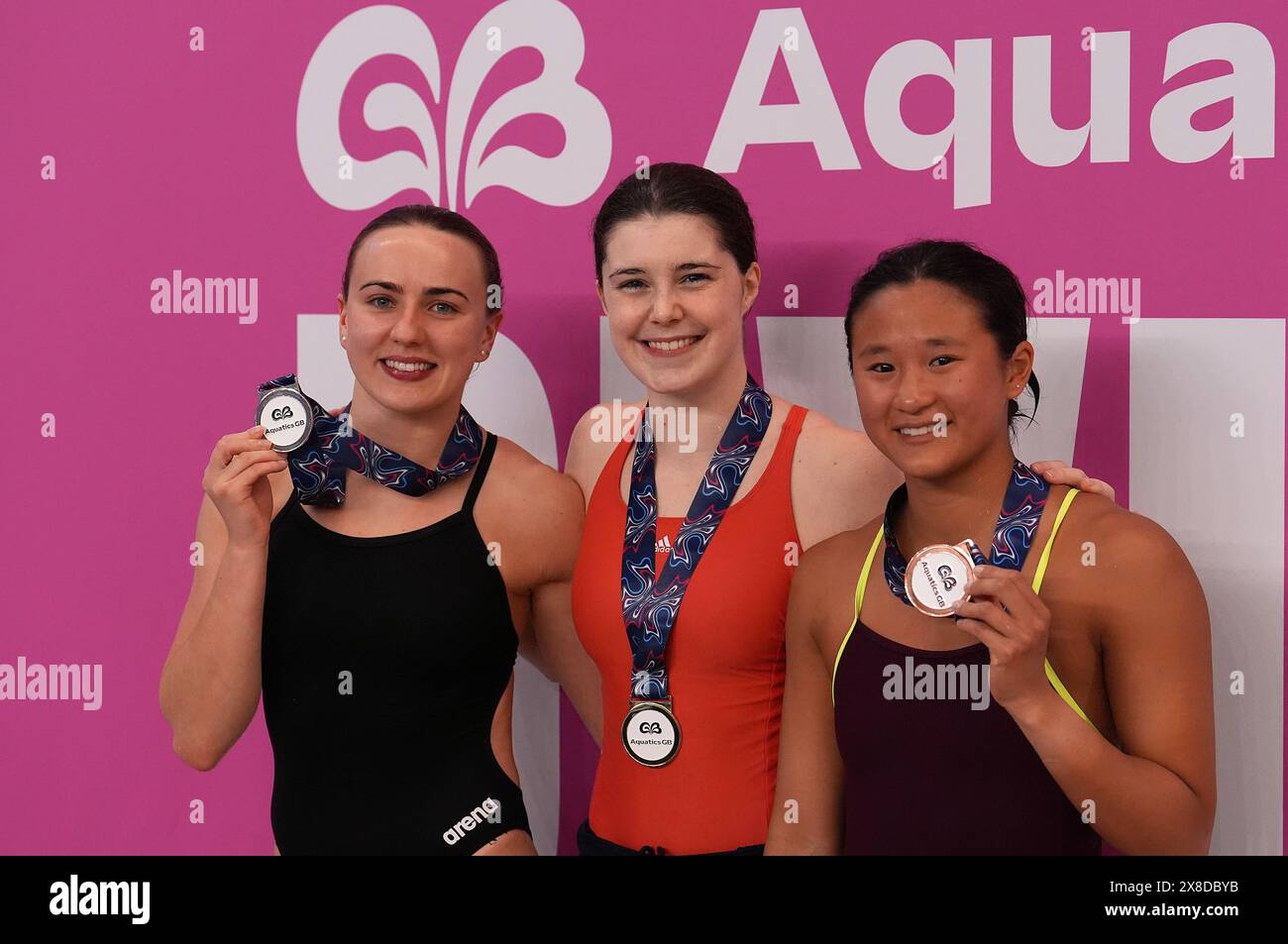 Lois Toulson (left), Andrea Spendolini-Sirieix (centre) and Eden Cheng ...