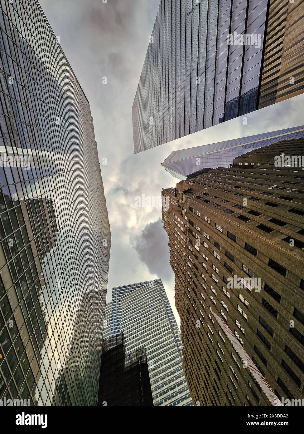 skyscraper building in perspective. skyscraper modern city. city ...