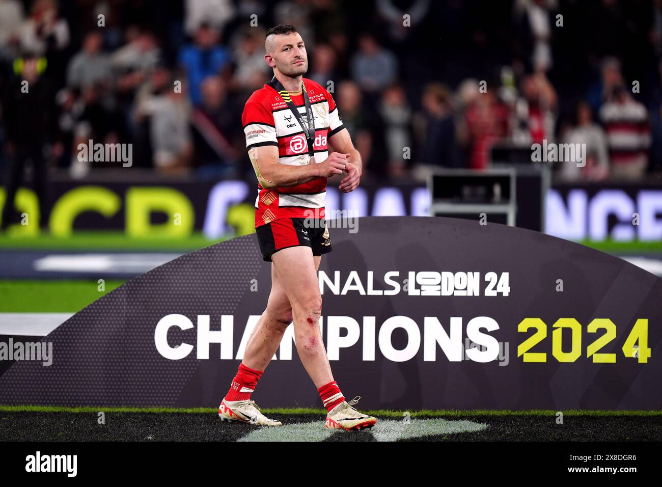 Gloucester Rugby's Jonny May after the EPCR Challenge Cup final at the ...