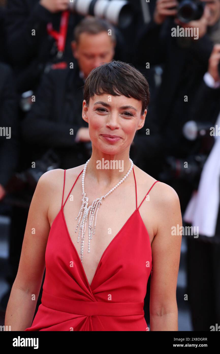 Cannes, France, 24th May, 2024. Berenice Bejo arriving on the red carpet for the The Most ...