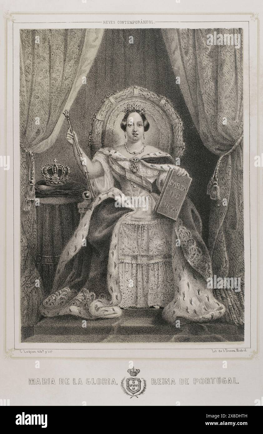 Queen maria ii of portugal hi-res stock photography and images - Alamy