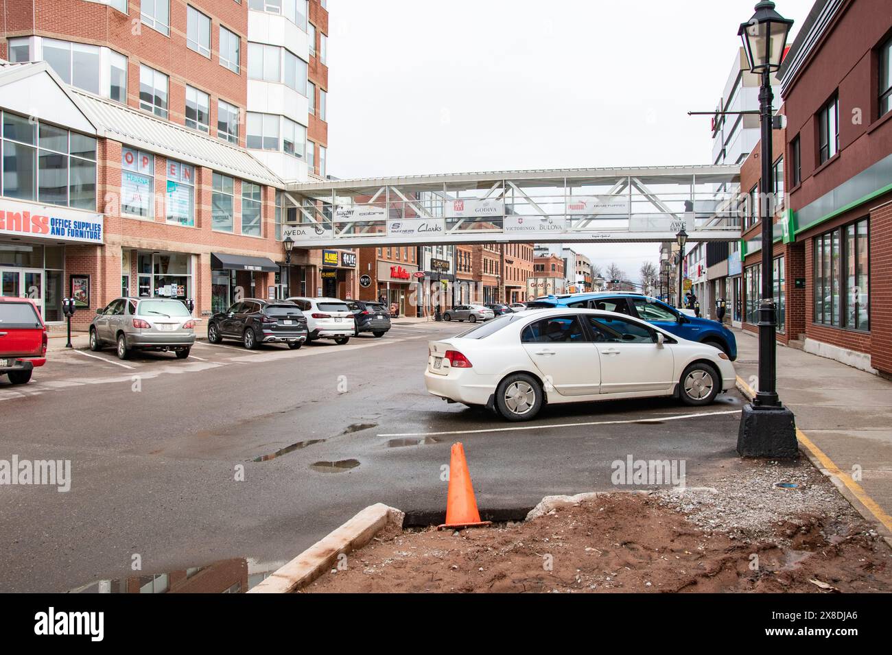 Kent Street in downtown Charlottetown, Prince Edward Island, Canada ...