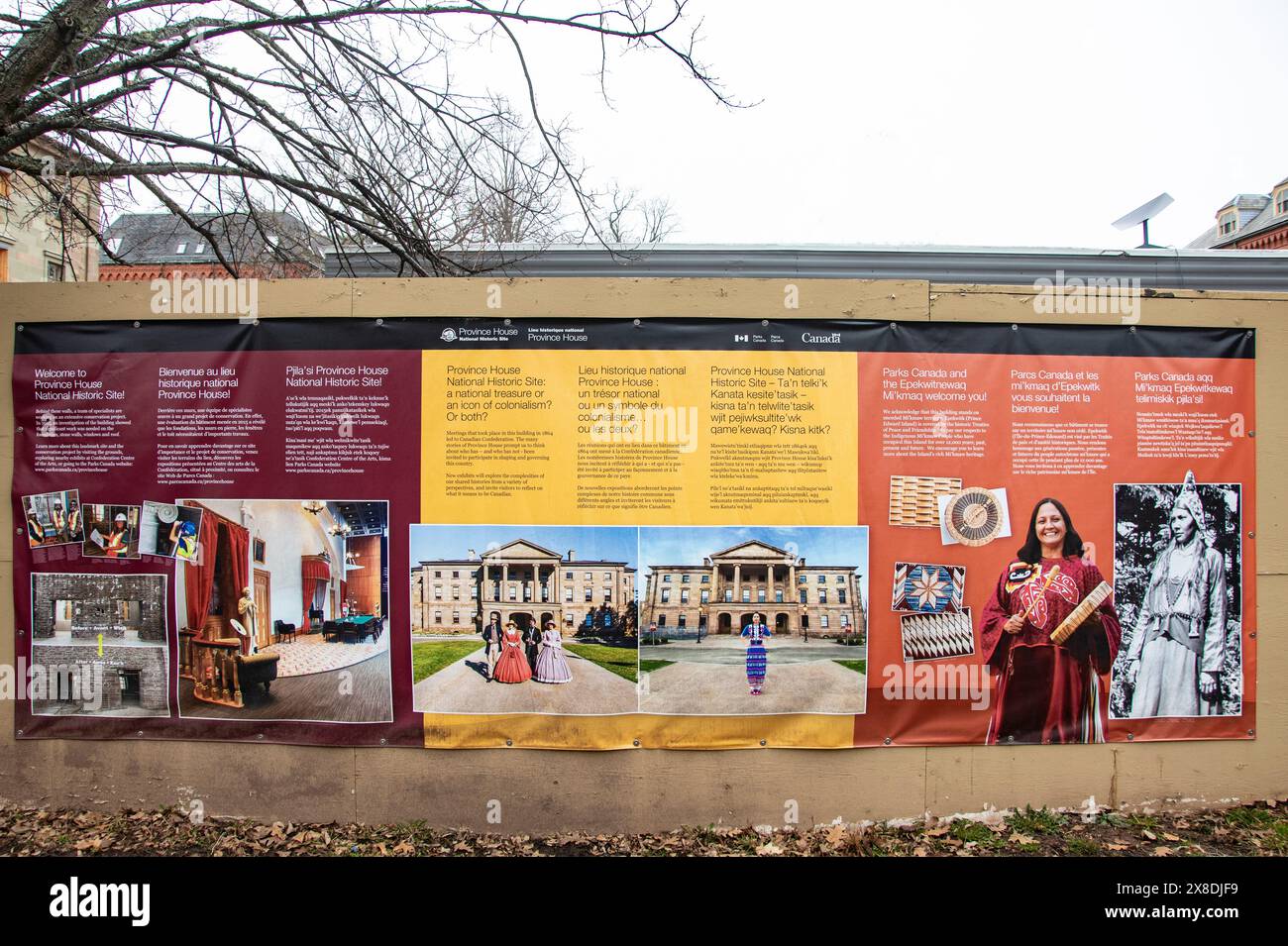 Welcome to Province House National Historic Site sign in downtown ...