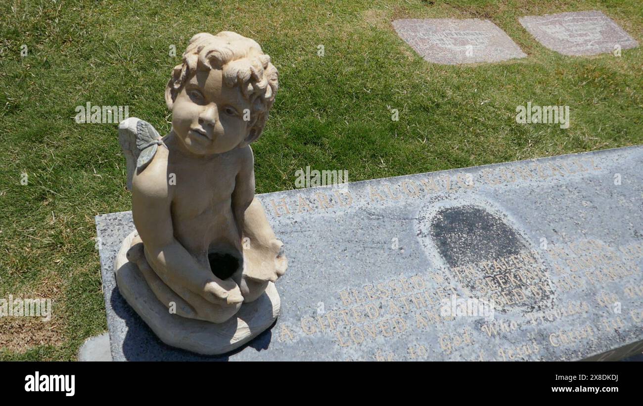 Las Vegas, Nevada, USA 14th May 2024 Tennis Player Pancho Gonzales Grave, aka Richard Alonzo ...