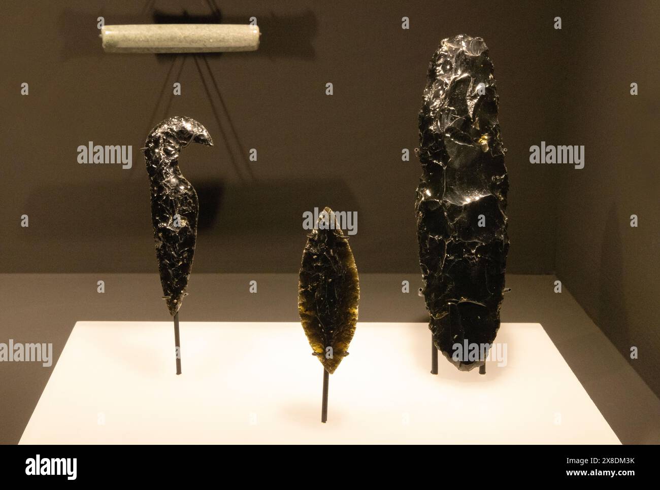 Aztec artifacts - Obsidian knives fromTenochtitlan which may have been ...