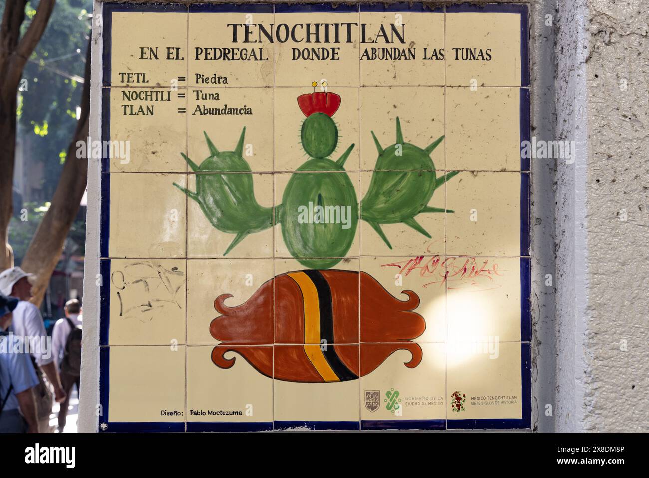 Old representation of the Aztec city of Tenochtitlan - " Built on the ...