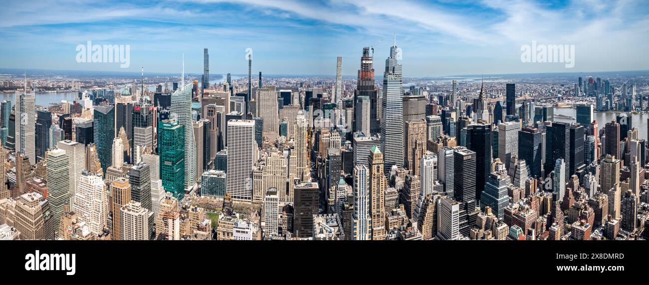 Witness the awe-inspiring sprawl of Manhattan's skyscrapers from a ...