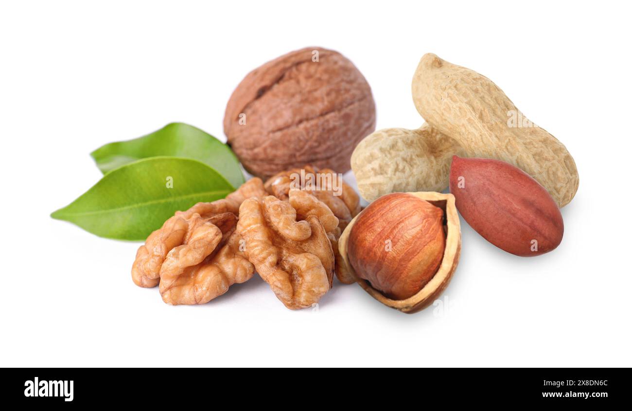Mix different nuts leaves hi-res stock photography and images - Alamy