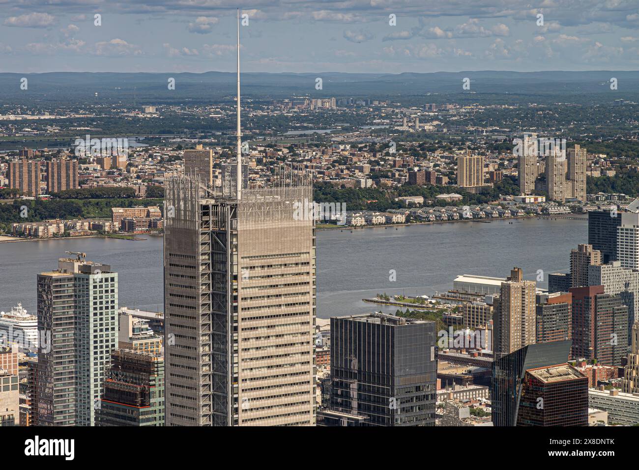 New York, NY, USA - August 2, 2023: New York Times building from Empire ...