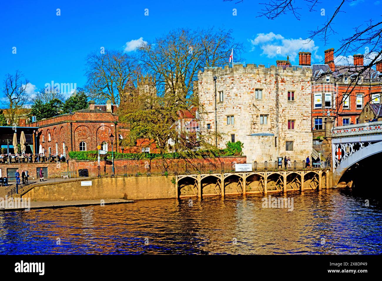 Lendal Tower and River Ouse, York, Yorkshire, England Stock Photo - Alamy