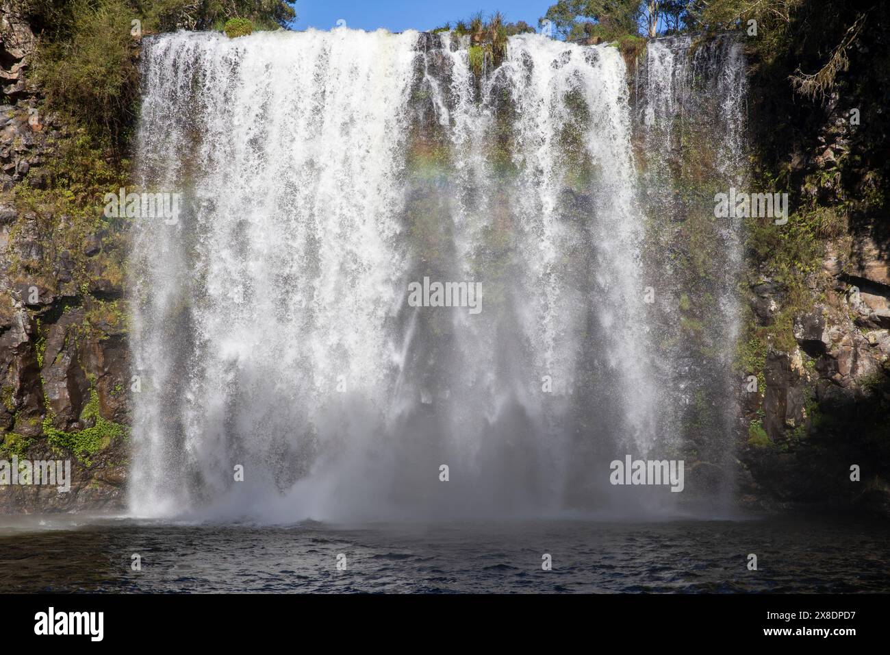 Dangar falls waterfall, a 30 metre drop cascade waterfall in Dorrigo ...