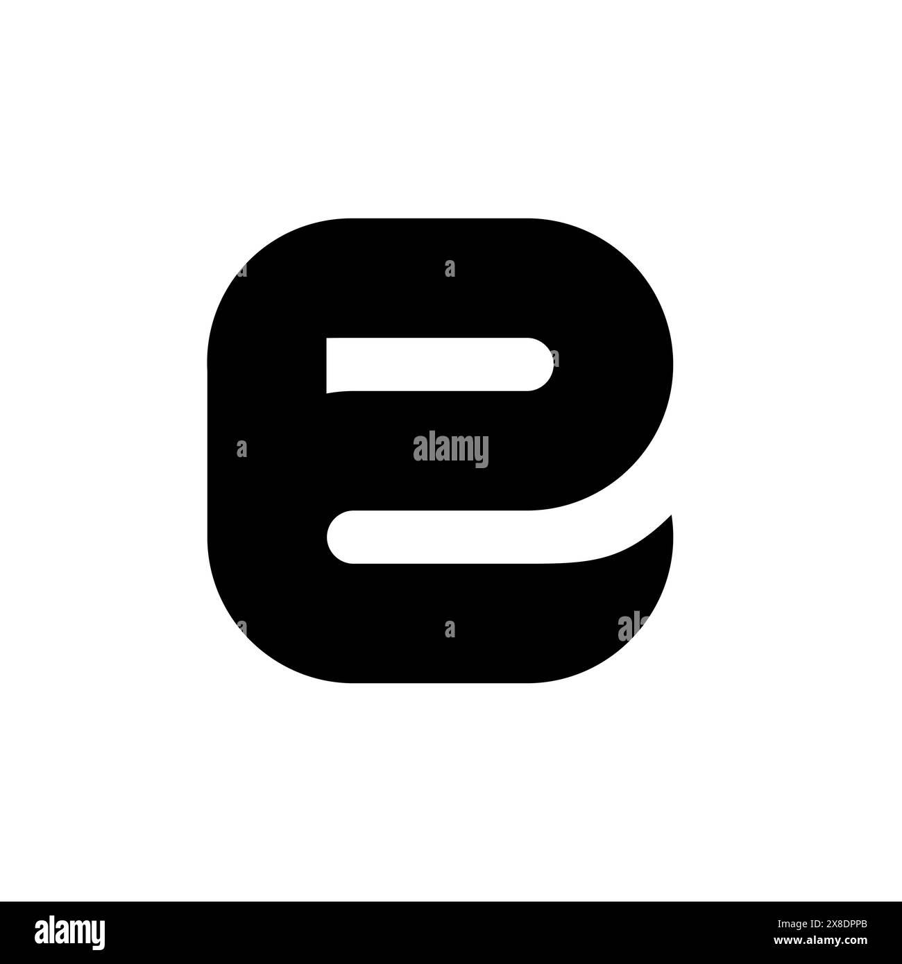 Symbols of Black Letter E, Vector Illustration Design Stock Vector ...