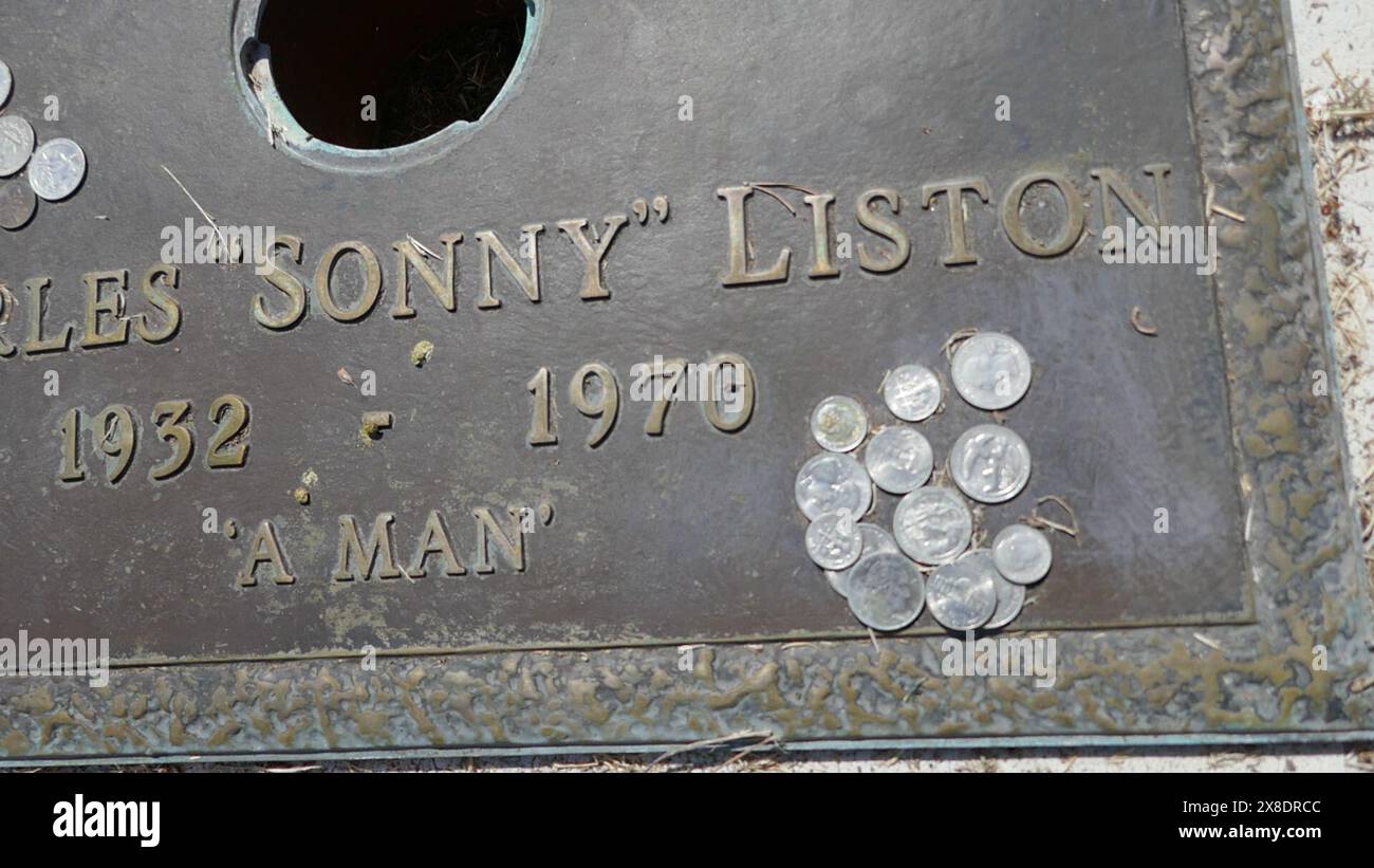 Las Vegas, Nevada, USA 14th May 2024 Hall of Fame Professional Boxer Sonny Liston, aka Charles ...