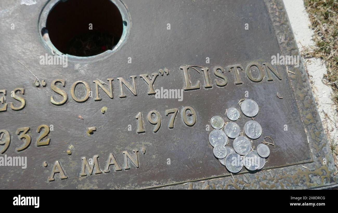 Las Vegas, Nevada, USA 14th May 2024 Hall of Fame Professional Boxer Sonny Liston, aka Charles ...
