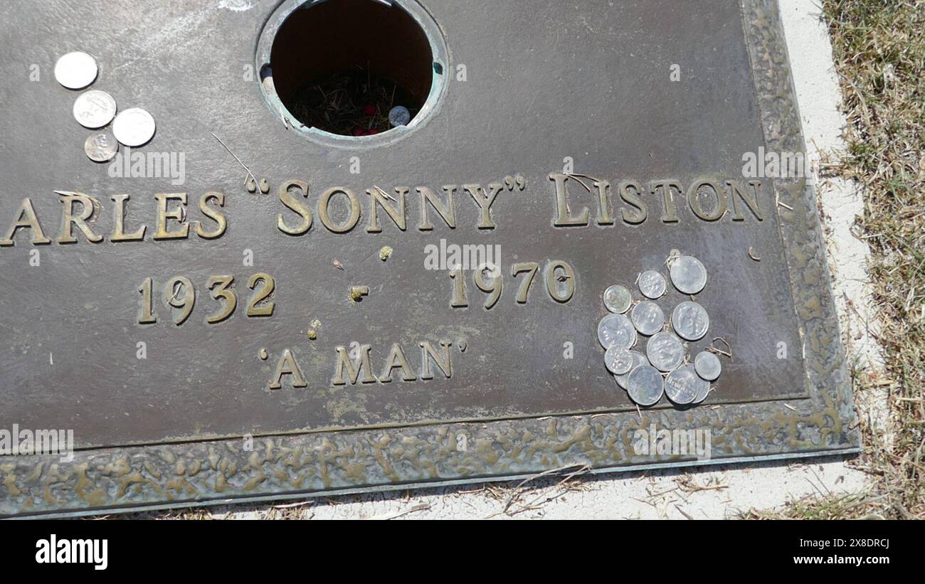 Las Vegas, Nevada, USA 14th May 2024 Hall of Fame Professional Boxer Sonny Liston, aka Charles ...
