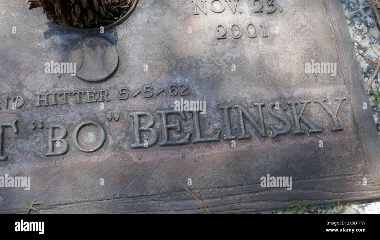 Las Vegas, Nevada, USA 14th May 2024 Major League Baseball Player Bo Belinsky, aka Robert ...