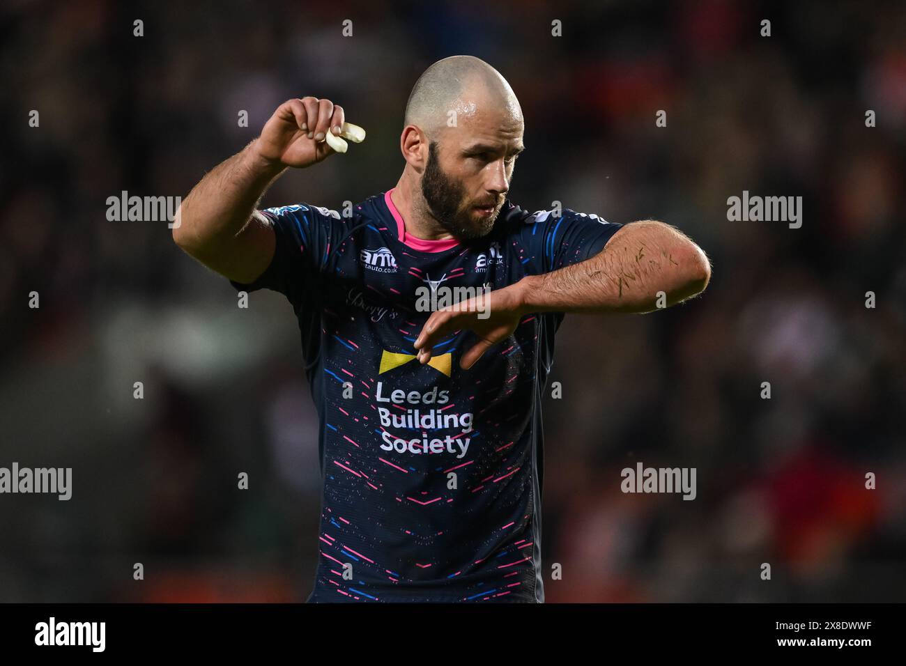 Matt Frawley of Leeds Rhinos during the Betfred Super League Round 12 ...