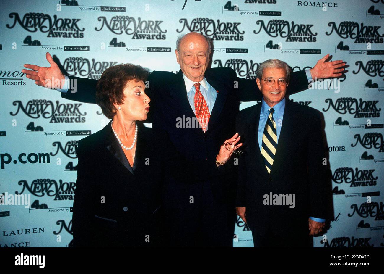 Ed koch judge judy hi-res stock photography and images - Alamy