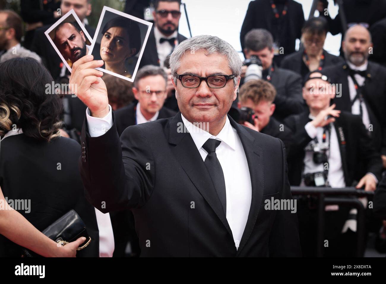 Cannes, France. 24th May, 2024. Iranian director Mohammad Rasoulof ...