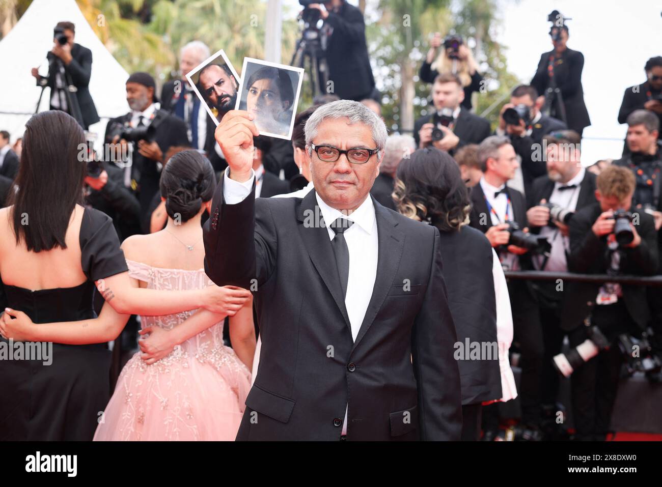 Cannes, France. 24th May, 2024. Iranian director Mohammad Rasoulof ...