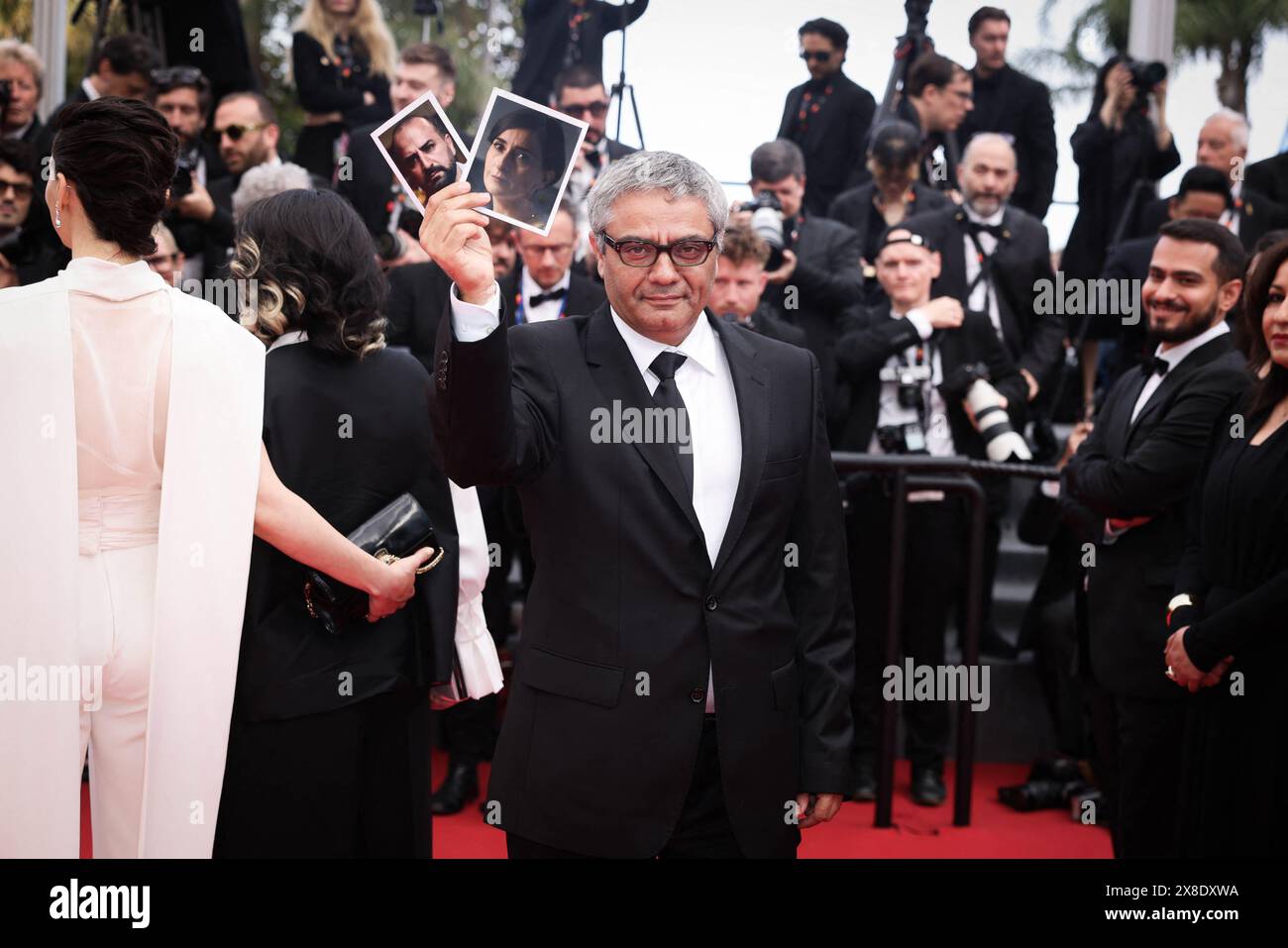 Cannes, France. 24th May, 2024. Iranian director Mohammad Rasoulof ...