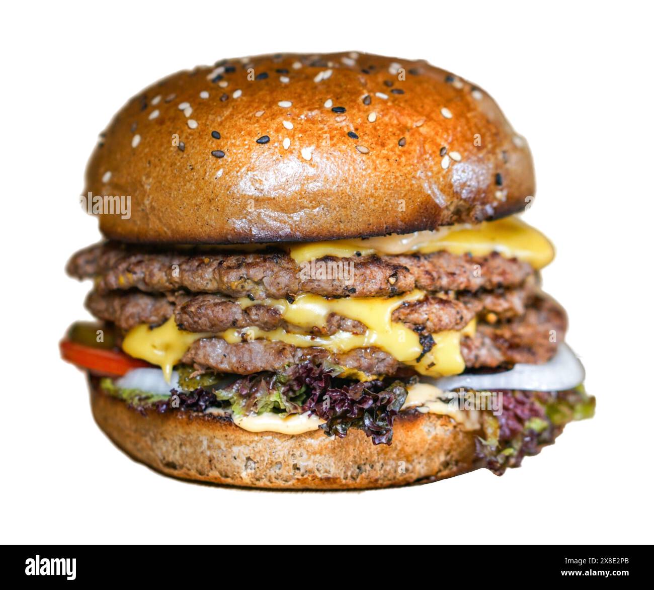 Burger cheese slices hi-res stock photography and images - Alamy