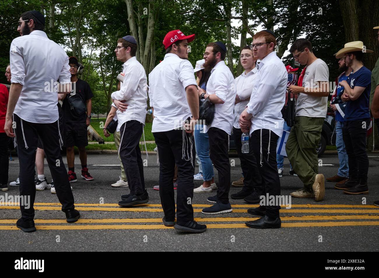 New York, New York, USA. 23rd May, 2024. Crotona Park, Bronx rally for ...