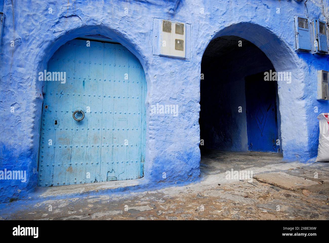 Blue town of Chefchaouen, Maroc Stock Photo - Alamy