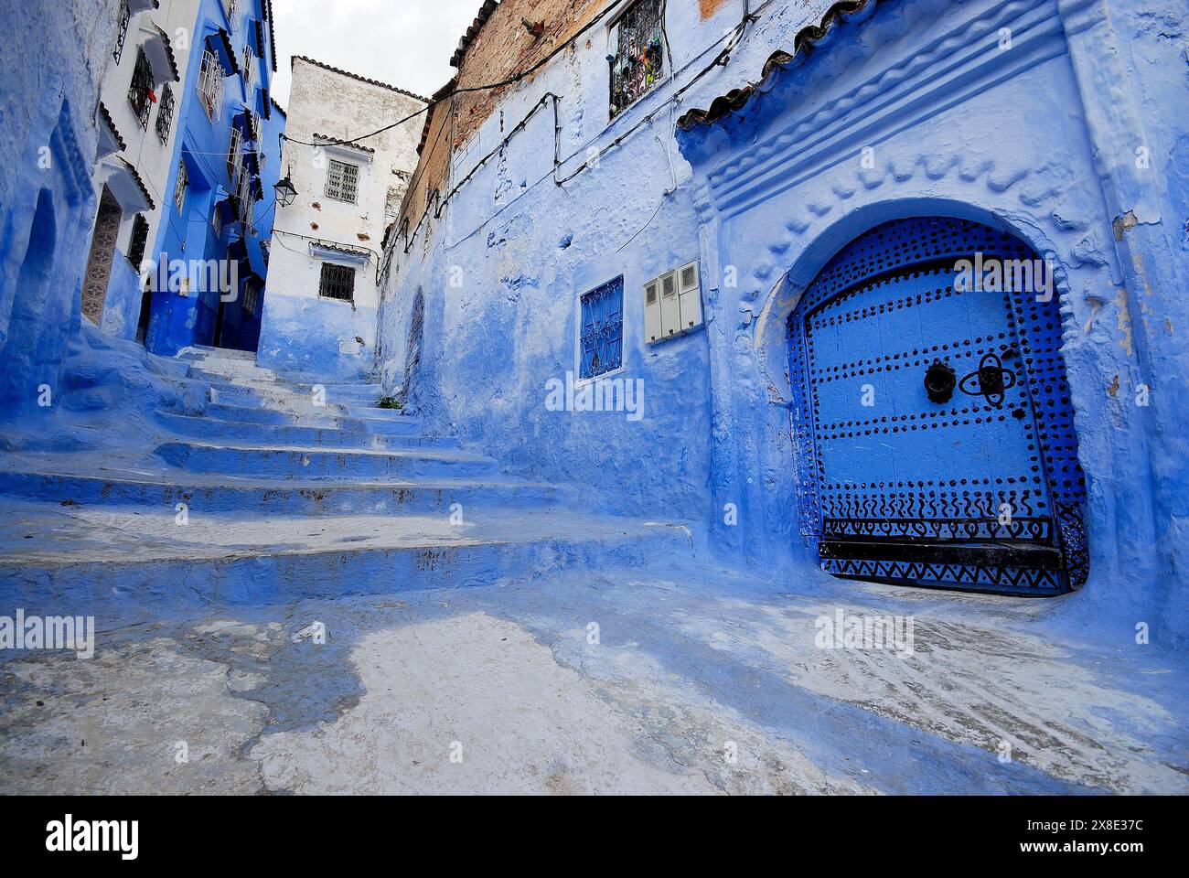 Blue town of Chefchaouen, Maroc Stock Photo - Alamy