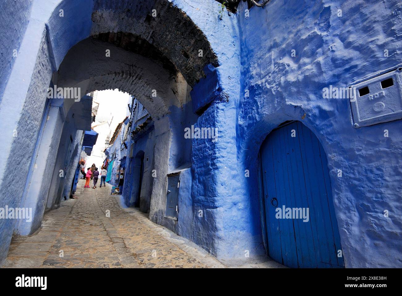 Blue town of Chefchaouen, Maroc Stock Photo - Alamy
