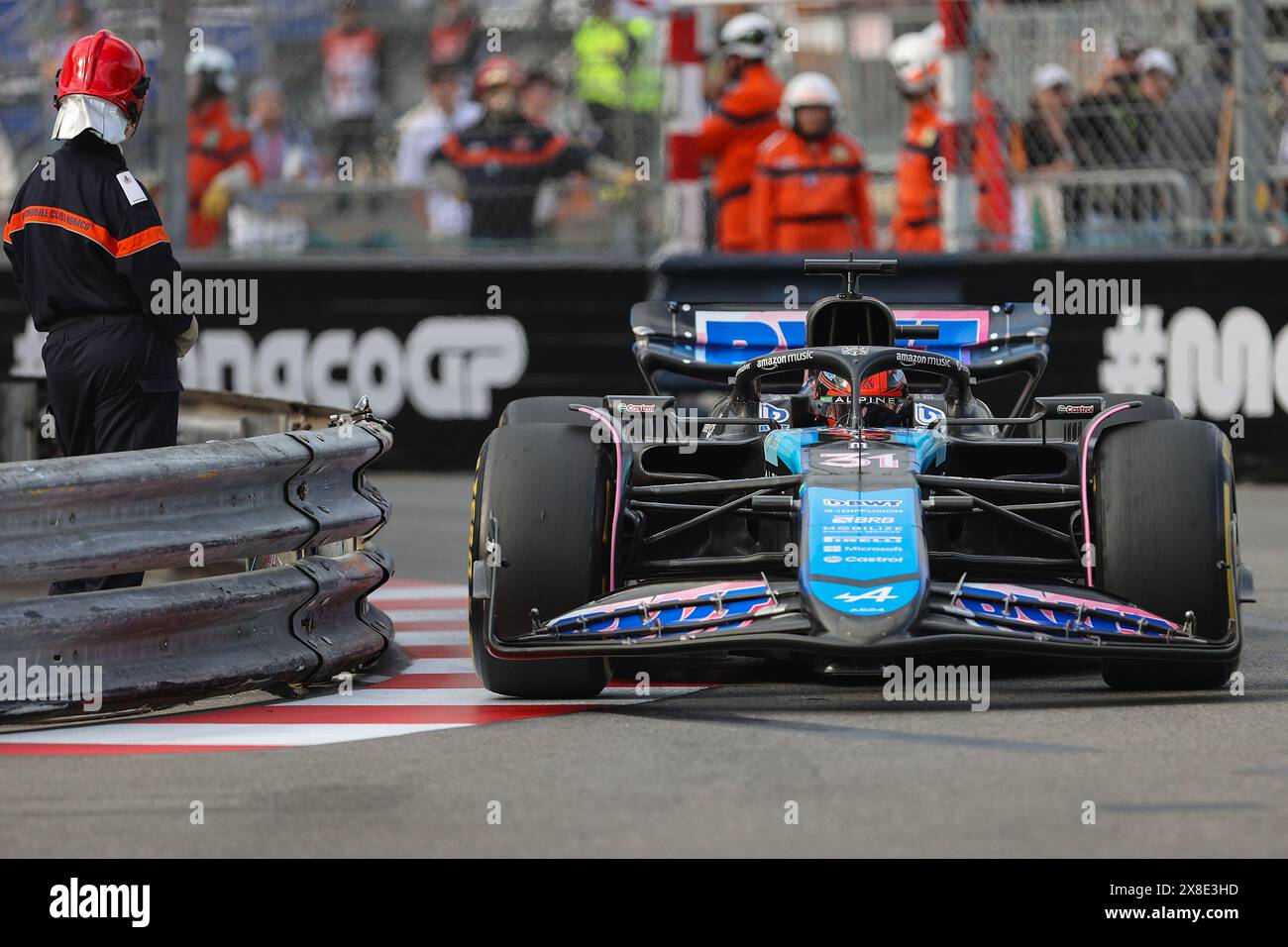Monaco, Monaco. 24th May, 2024. Circuit of Monaco #31 Esteban Ocon (fra ...