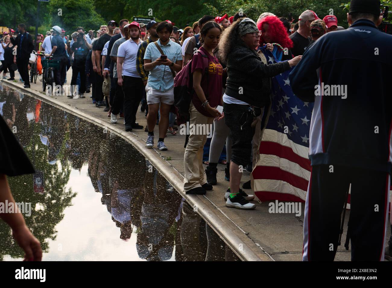 New York, New York, USA. 23rd May, 2024. Crotona Park, Bronx rally for ...