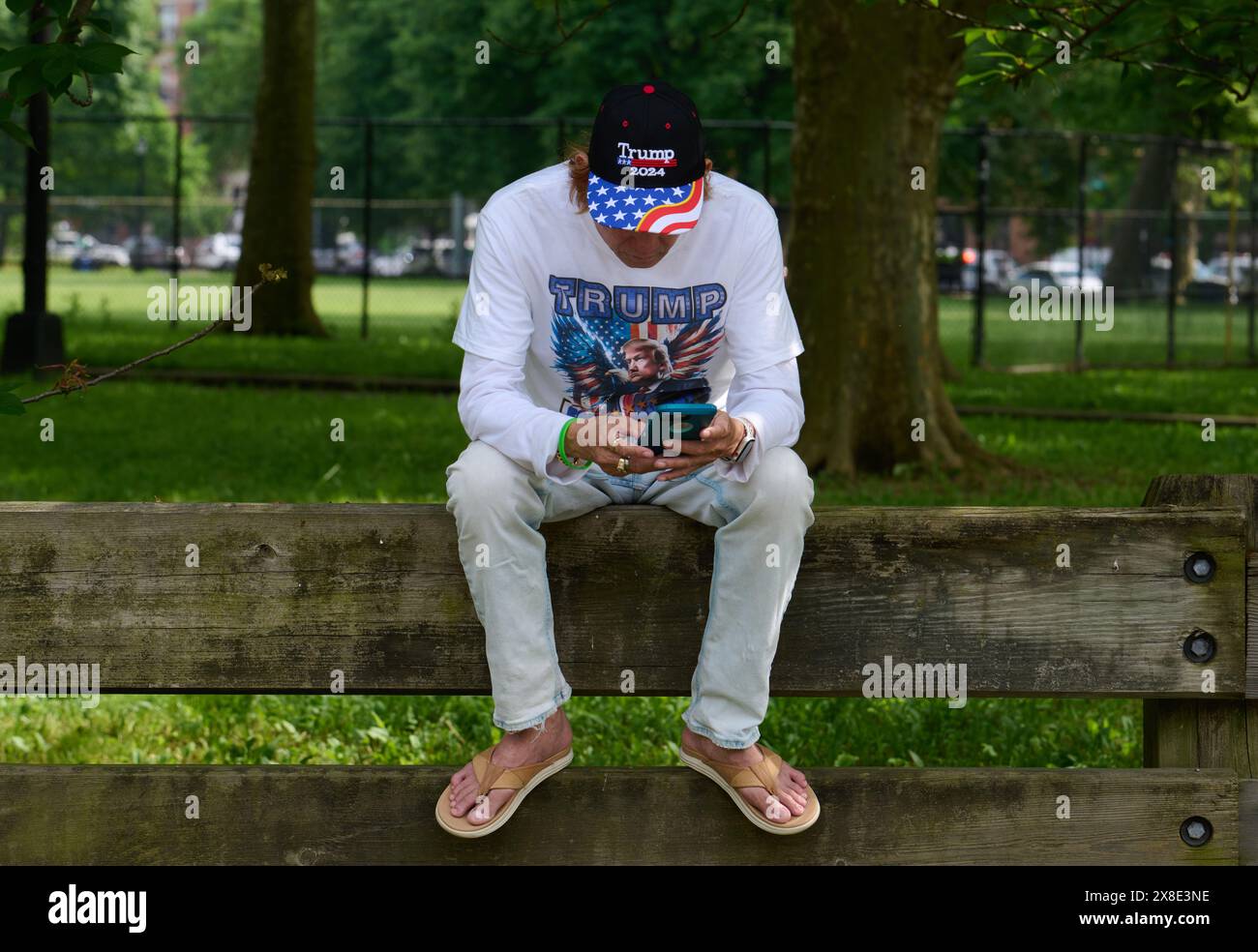 New York, New York, USA. 23rd May, 2024. Crotona Park, Bronx rally for ...