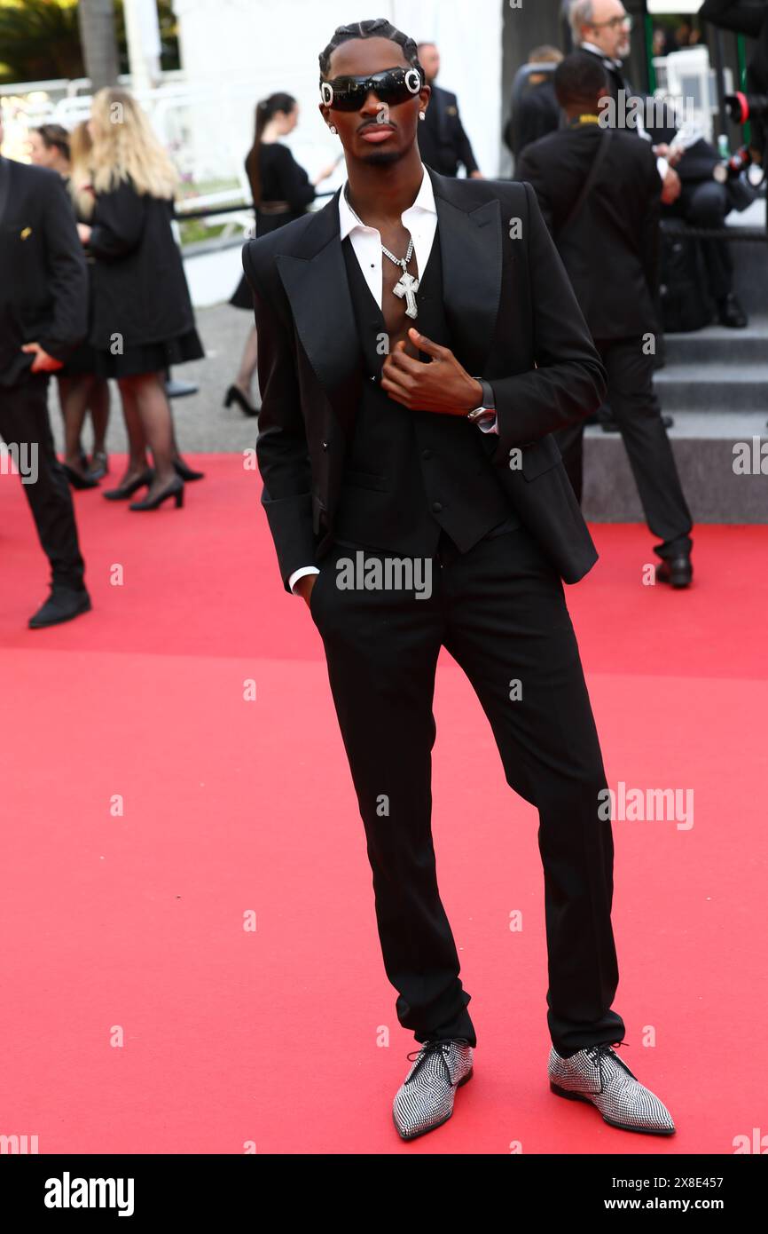 May 24, 2024, Cannes, Cote D'azur, France: ALTON MASON walks the red ...